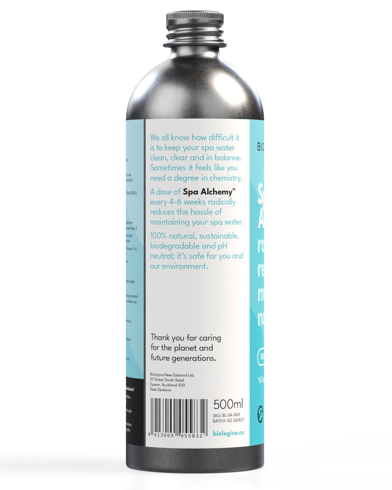 Spa Alchemy Natural Water Treatment - Biologica New Zealand