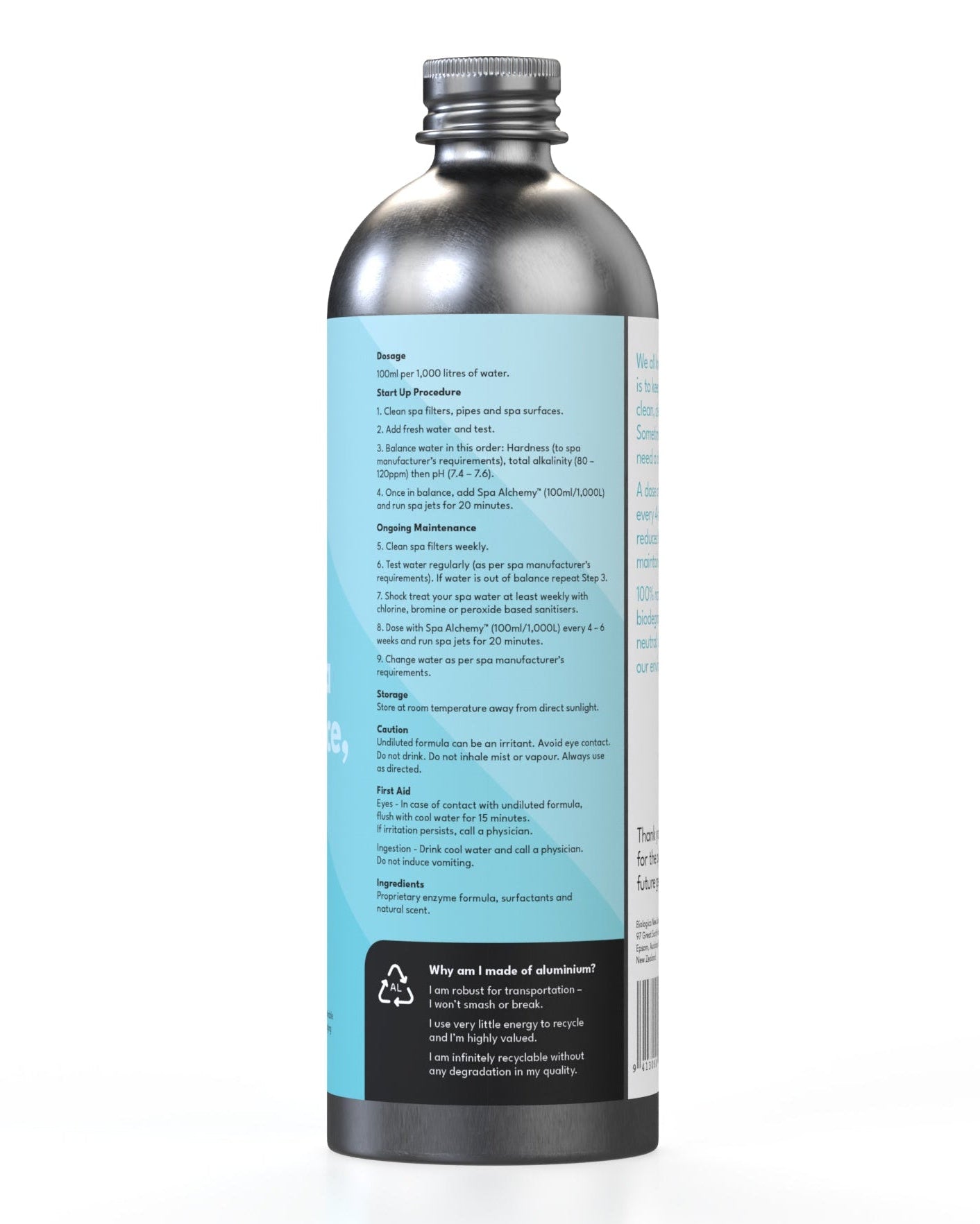 Spa Alchemy Natural Water Treatment - Biologica New Zealand